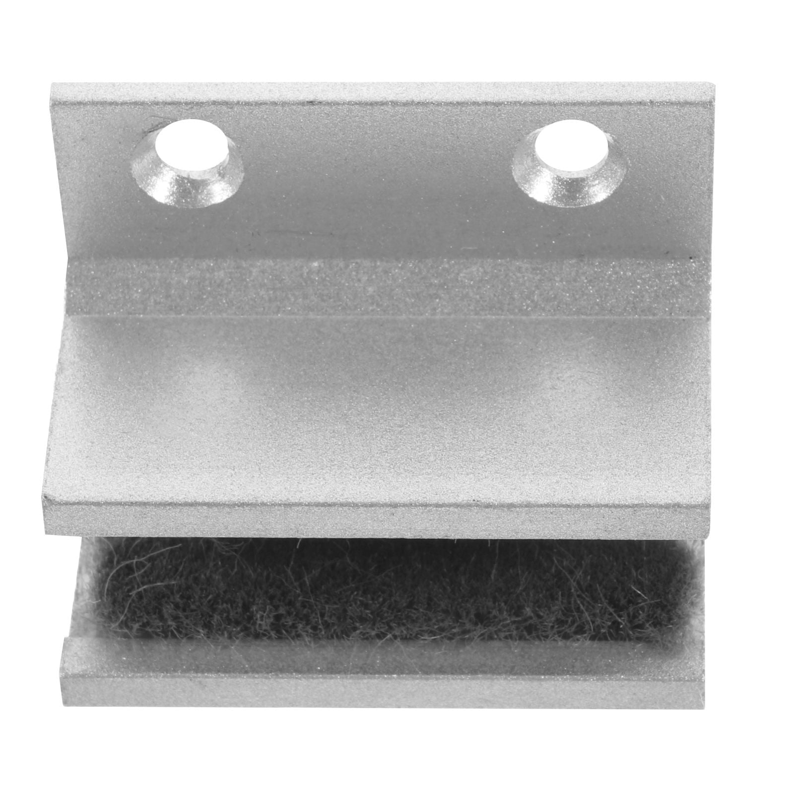 FENGGUIQU Shower Door Bottom Rail Aluminum Silver 1 Set - Walmart.com