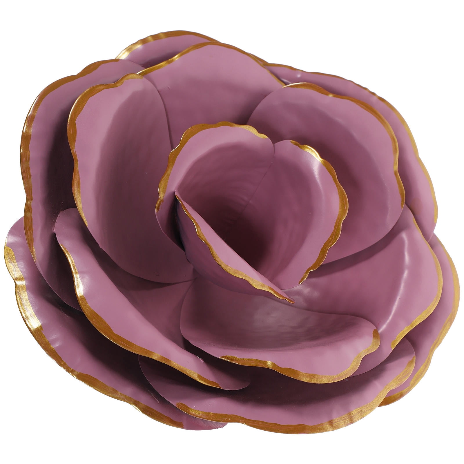 FENGGUIQU Floral Wall Decor Iron Flower Wall Decor Violet 1Set ...