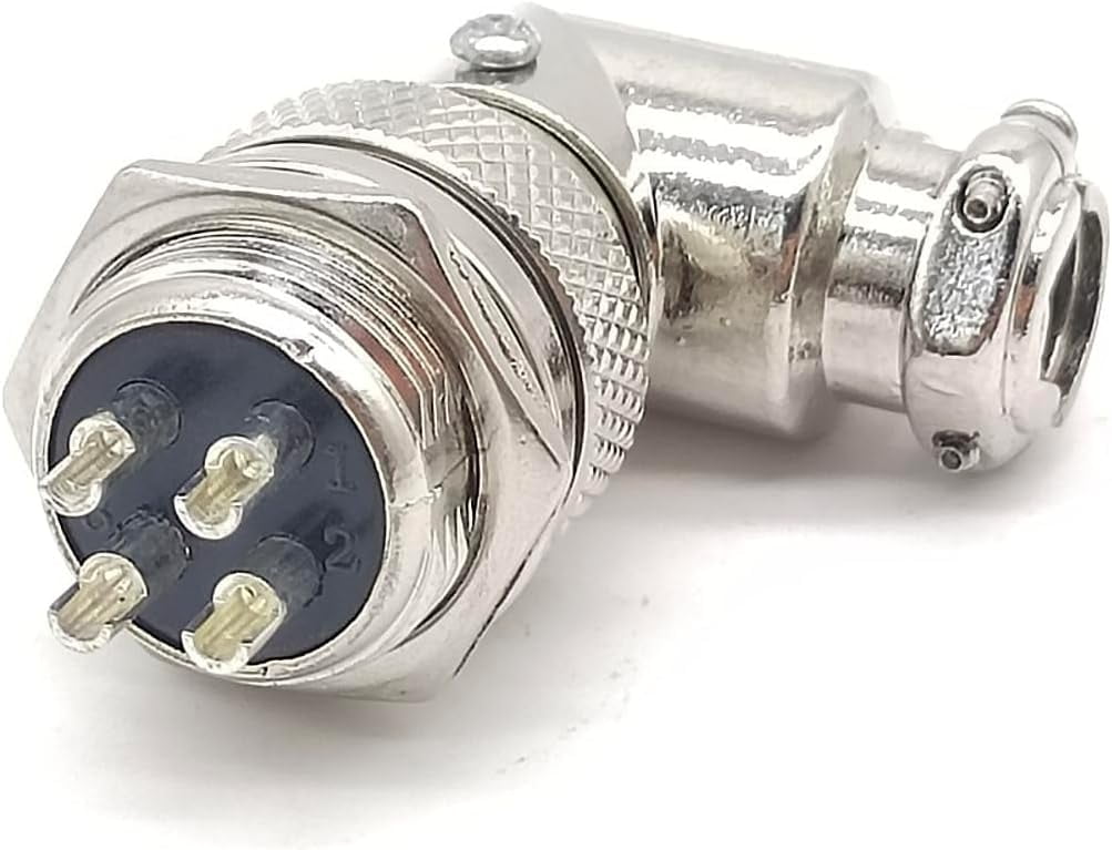 FENGGX16 Right Angle Connector 4 Pin Male Socket and Female Plug-240522 ...
