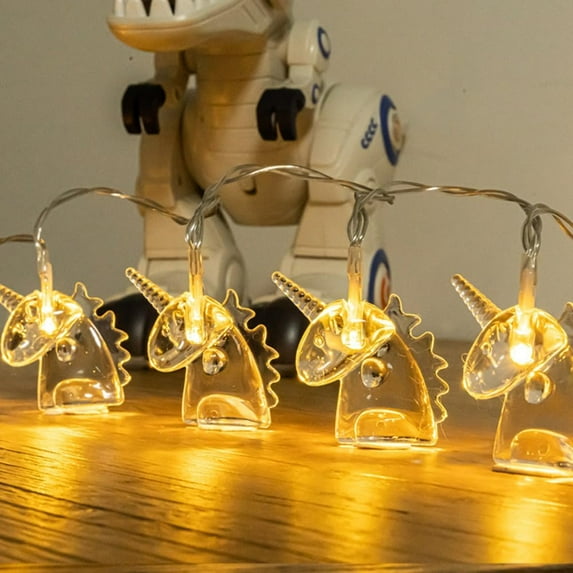 FENGLED unicorn light string outdoor booth animal color light string ...