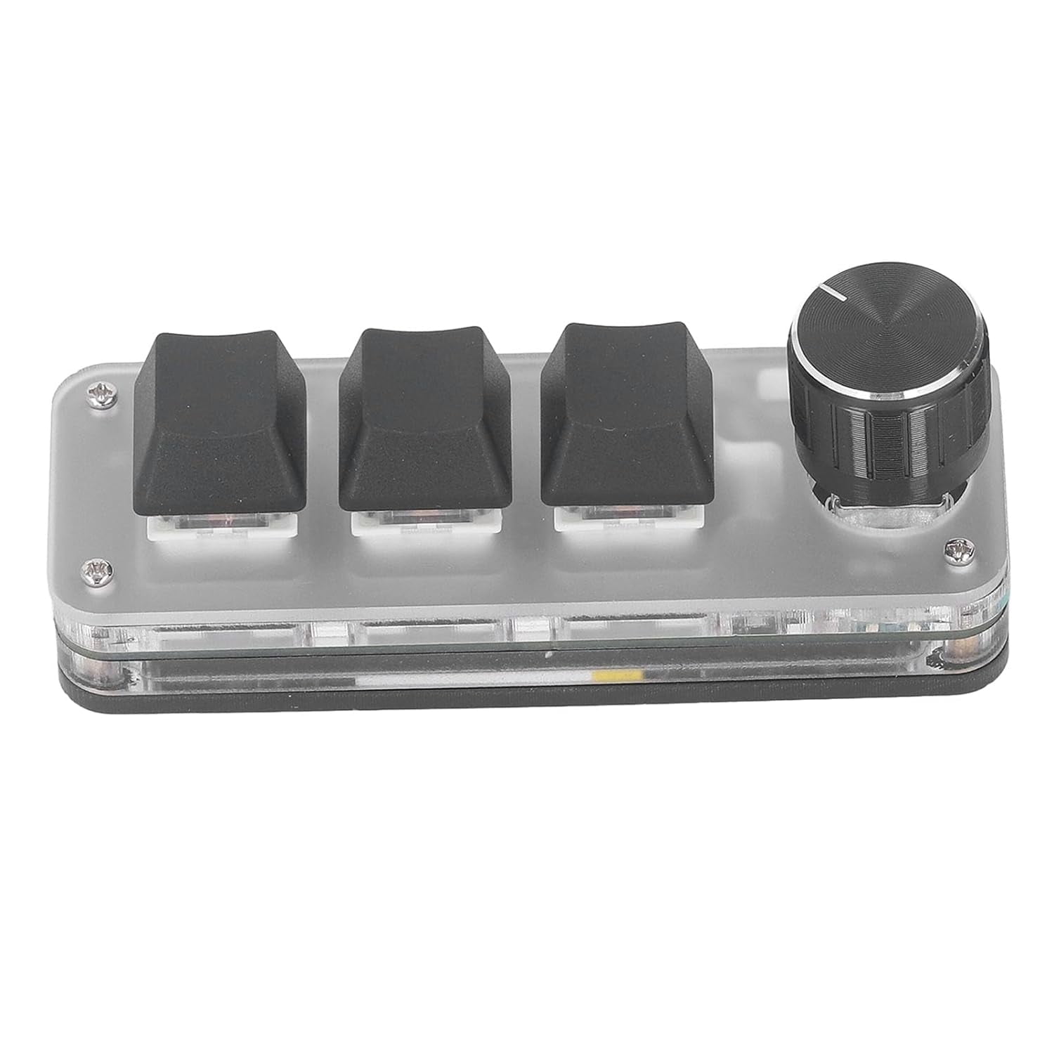 FENGMini Keypad, 3 Key 1 Mini Shortcut Gaming Keypad, Knob Programmable ...