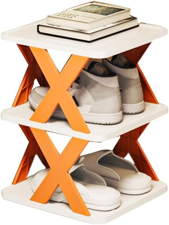 FENGMulti-Layer Shoe Rack Storage Organizer, Narrow Shoe Rack Small ...