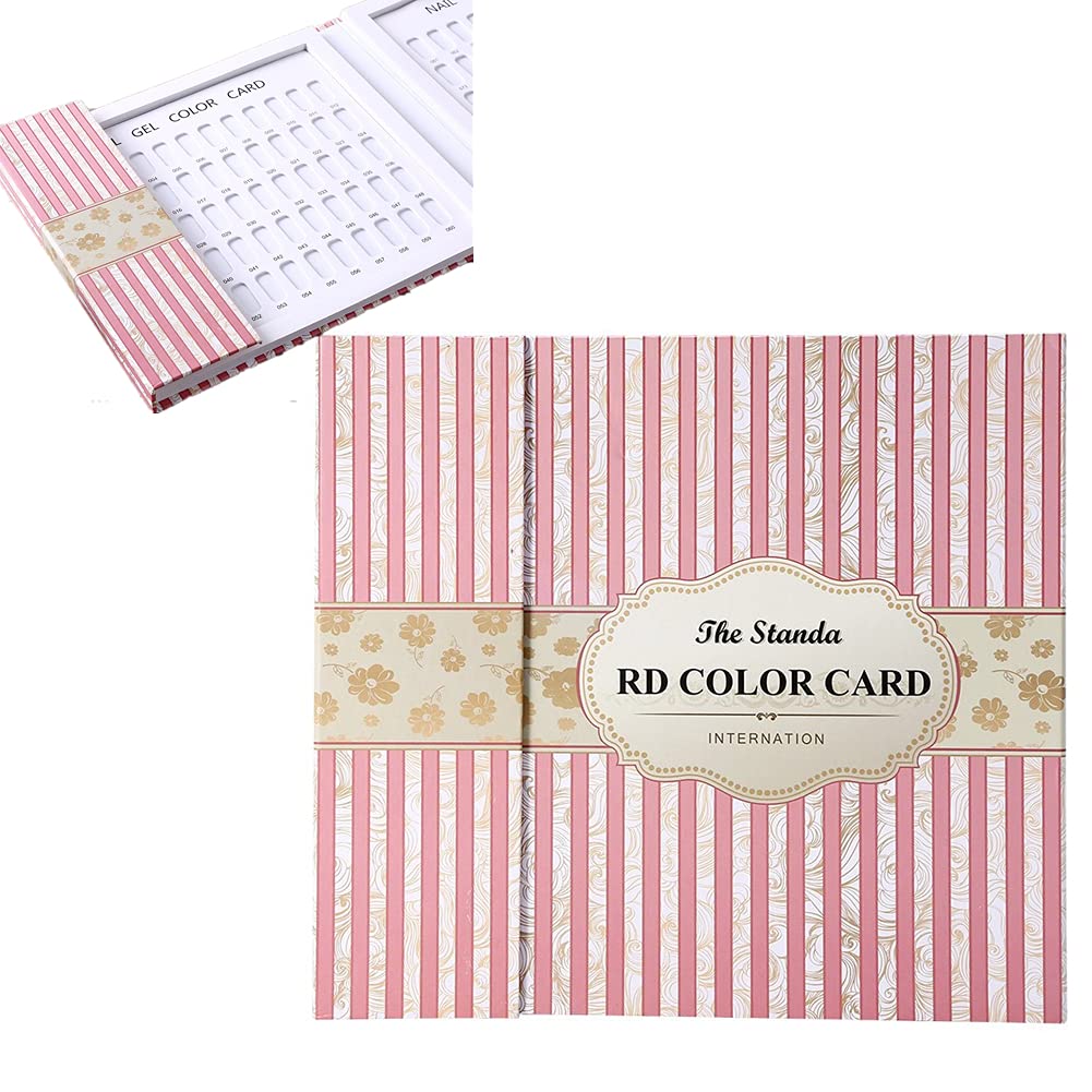 FENGNail Color Card- Nail Color Display Chart Book Nail Polish Gel ...