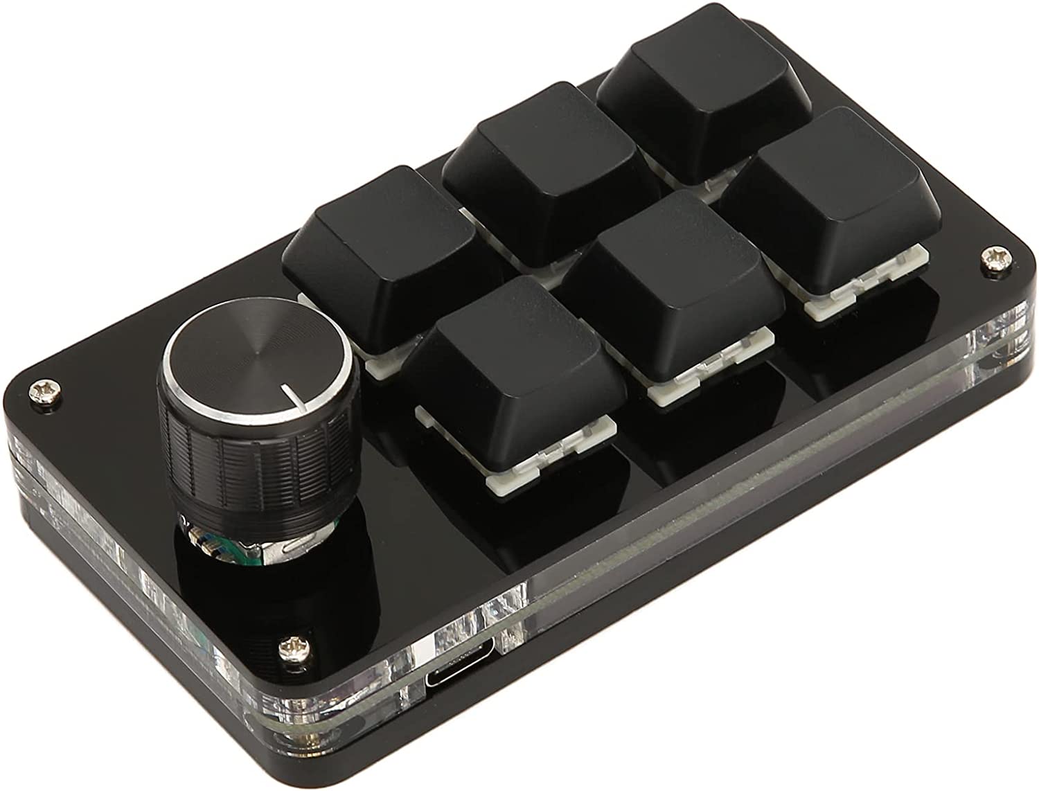 FENGOne Handed Gaming Keyboard, Wide Applicability 6 Key Mini Keypad ...