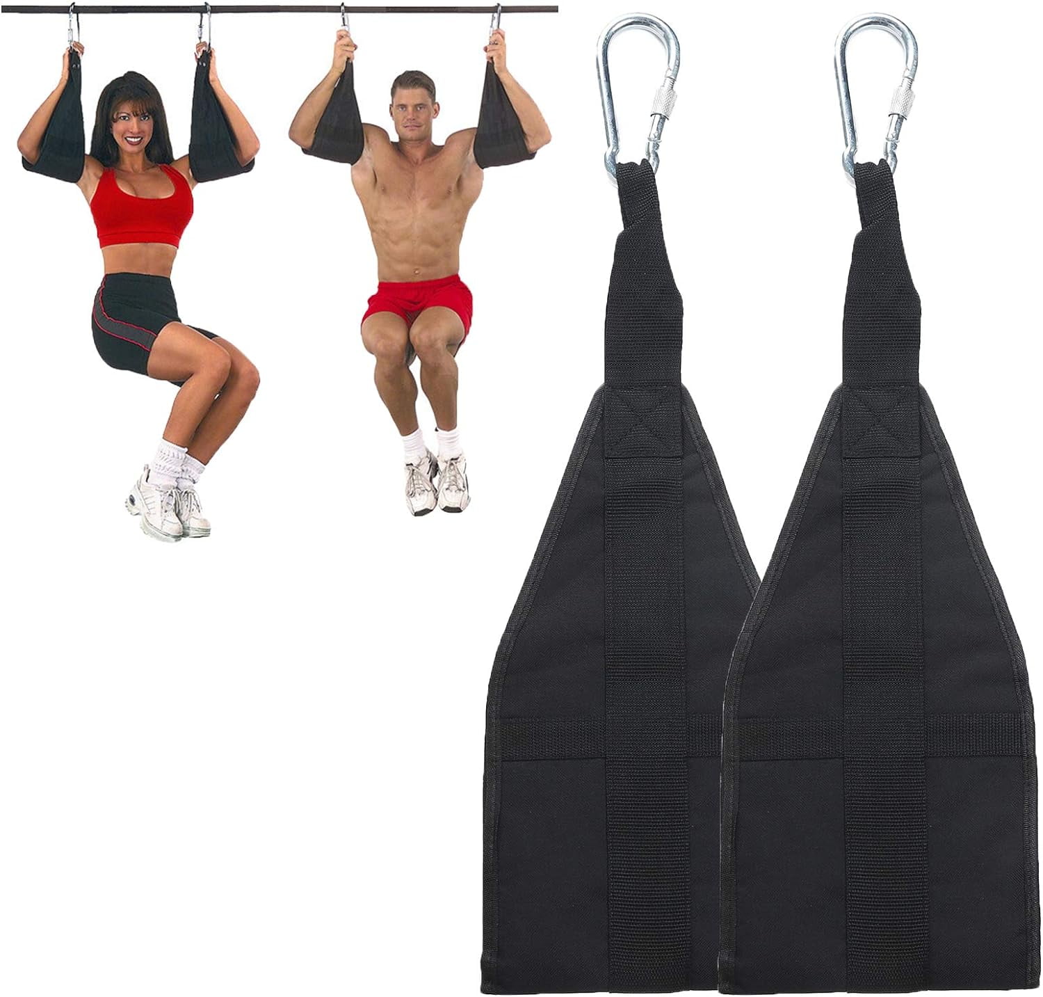 FENGPadded Hanging AB Straps, 1 Pair AB Sling Suspension Hanging Straps ...