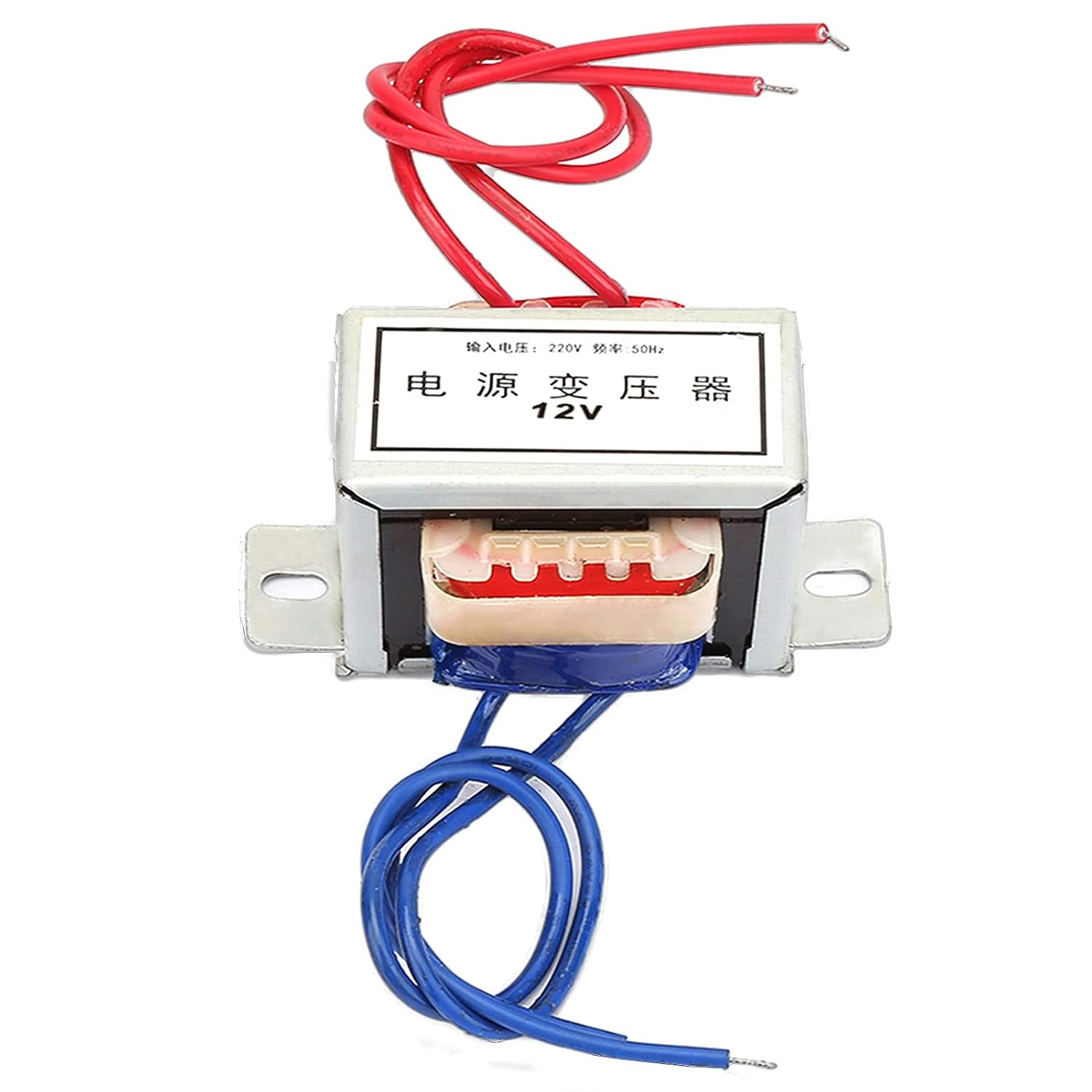 FENGPower Transformer, AC 12V Output Voltage 12W Input 220V 50Hz Single ...
