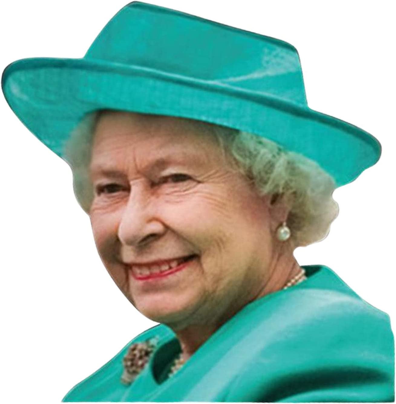 FENGQueen Car Window Decal, Queen Car Window Cling, Queen Elizabeth Car ...