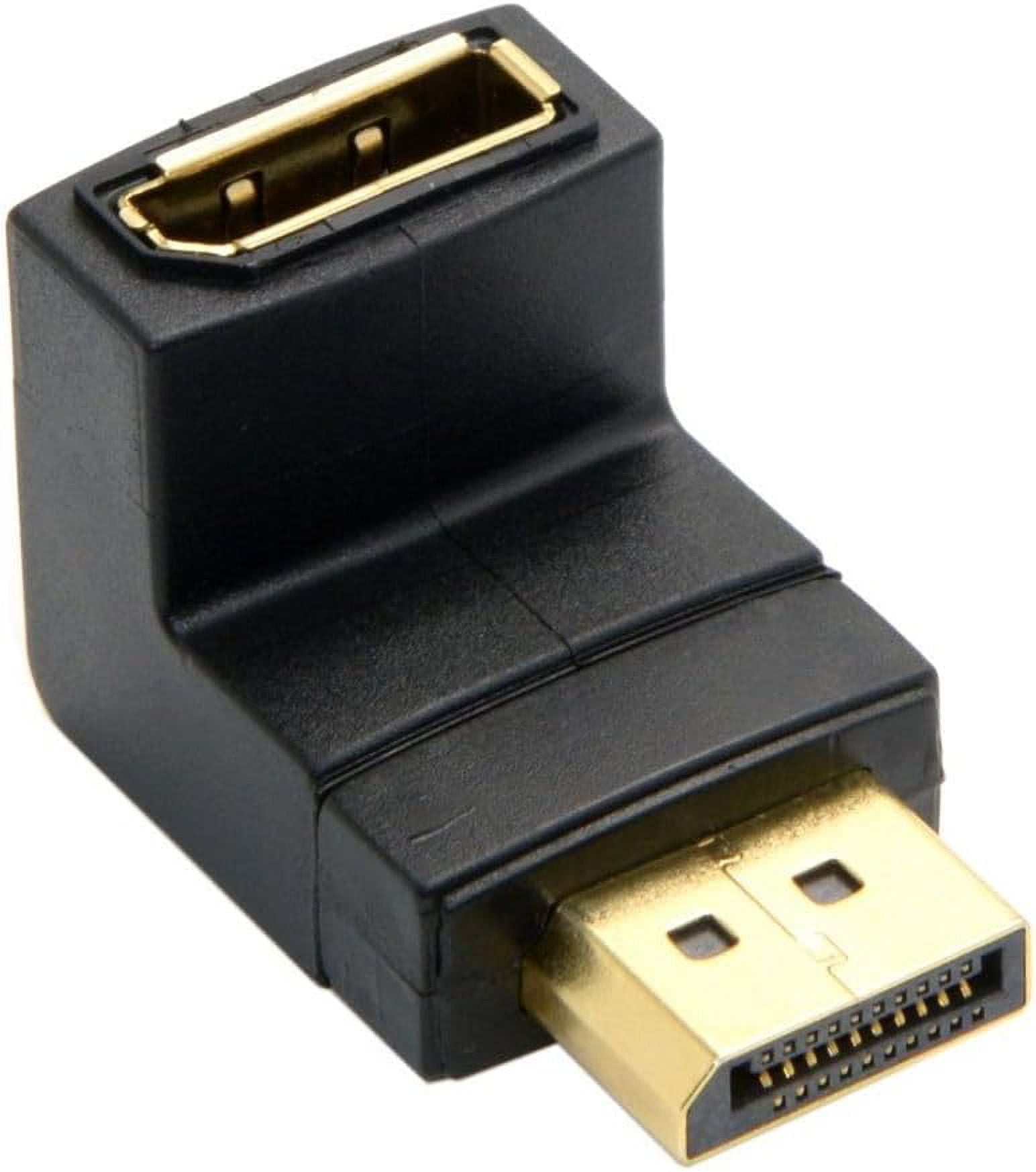 FENGUp Angled 90 Degree DP DisplayPort Male to Female Extension Adapter ...