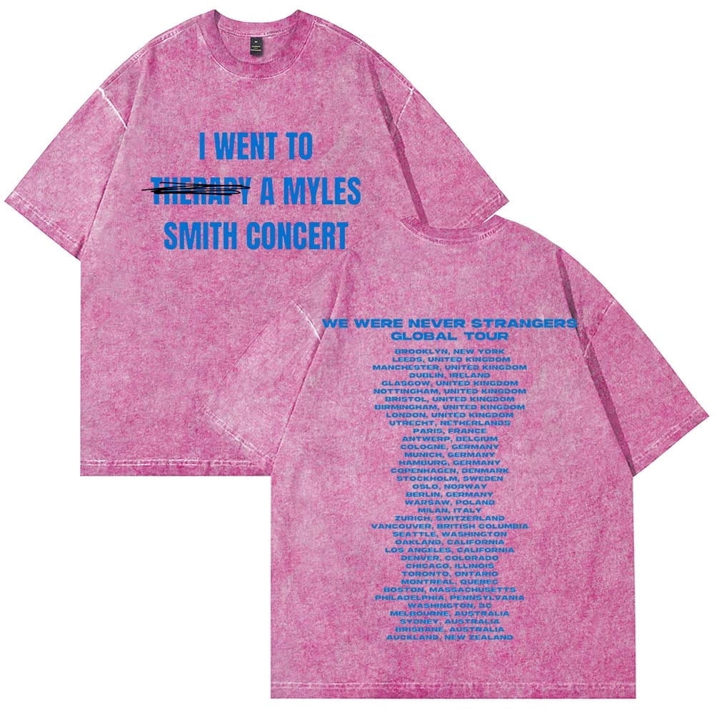FENGZAN Myles Smith We Were Never Strangers Tour 2025 Unisex Therapy ...