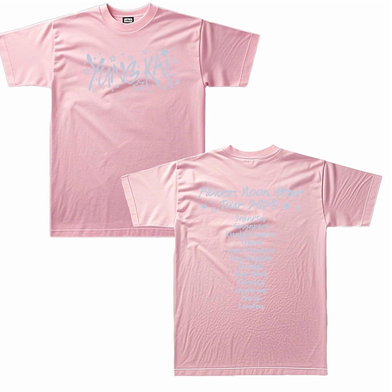 FENGZAN Yung Kai Inspired 2025 Flower Moon Star Tour Cotton T-Shirt ...