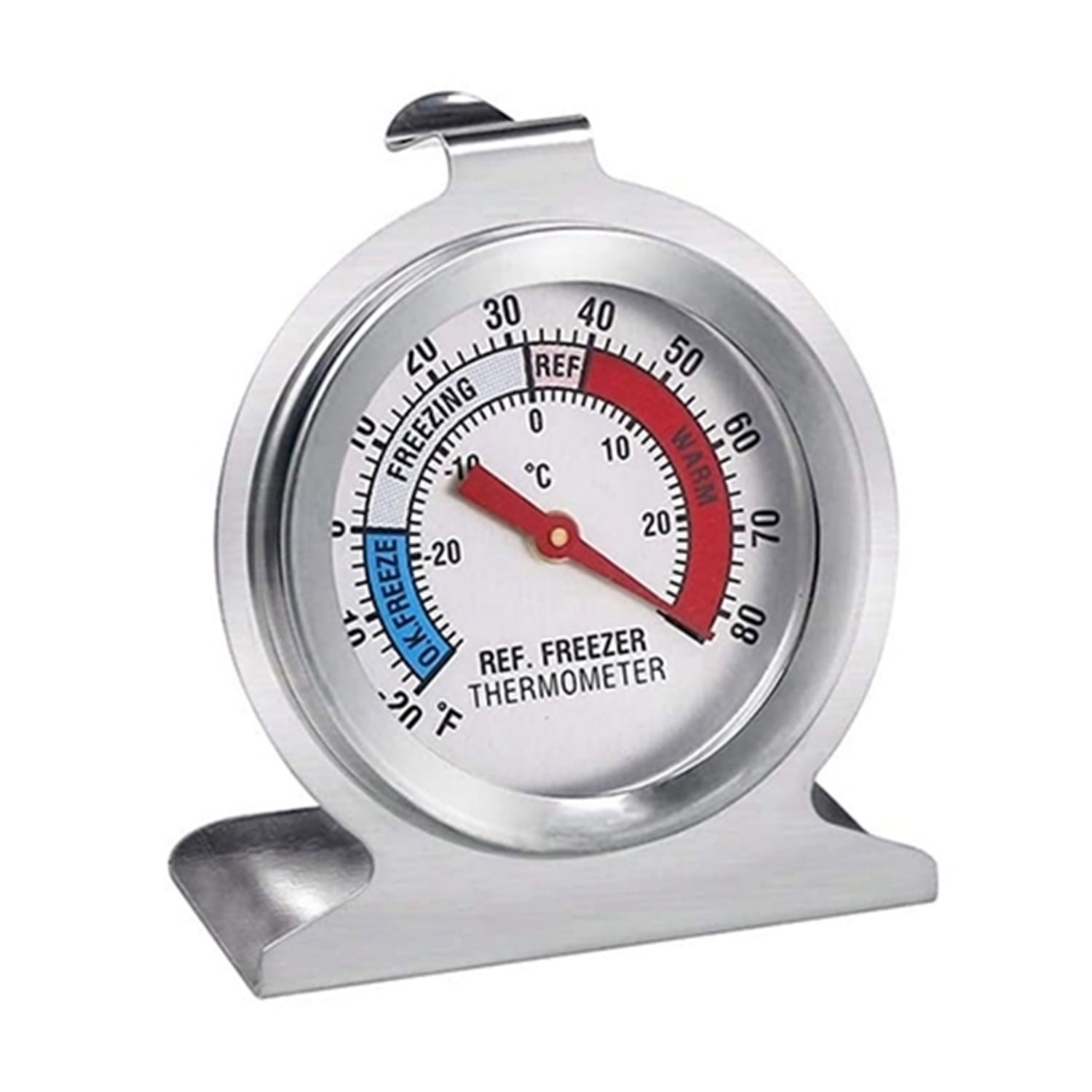 FENKON Refrigerator Thermometer Large Dial Freezer Thermometer ...