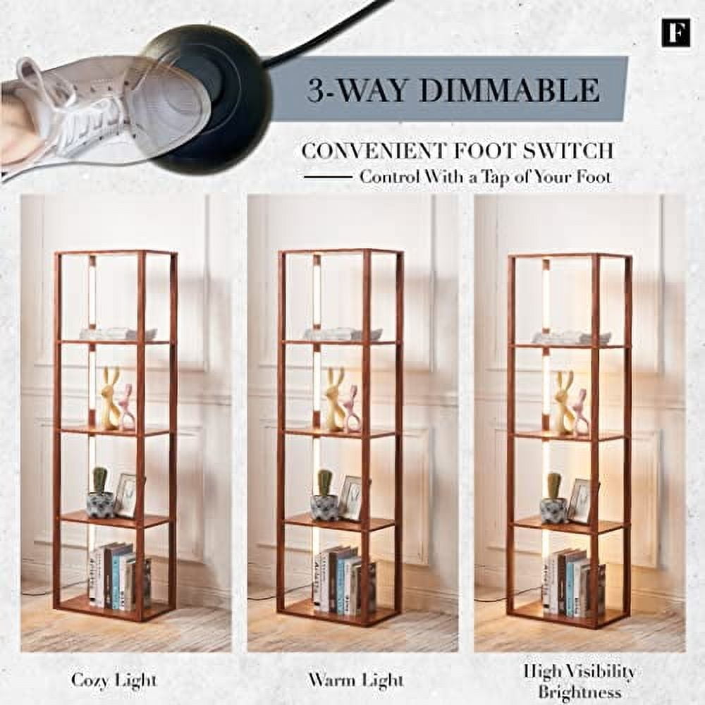 FENLO Fancy Plus Classic - LED Display Shelf with Dimmable Lights, LED ...