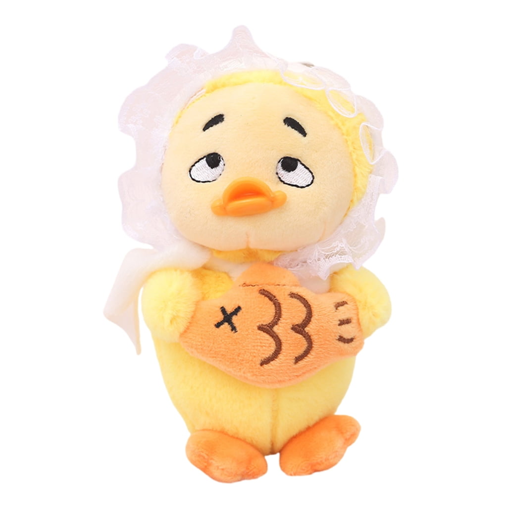 FENOHREFE 14cm Annoying Duck Bag Pendant Plush An1ma1 Keyring Backpack ...
