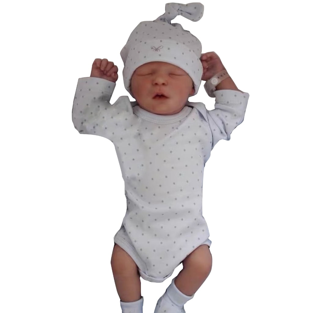 FENOHREFE 17’’ 3D Painted Ba-- Girl Doll Life Like Reborns Toy Kids ...