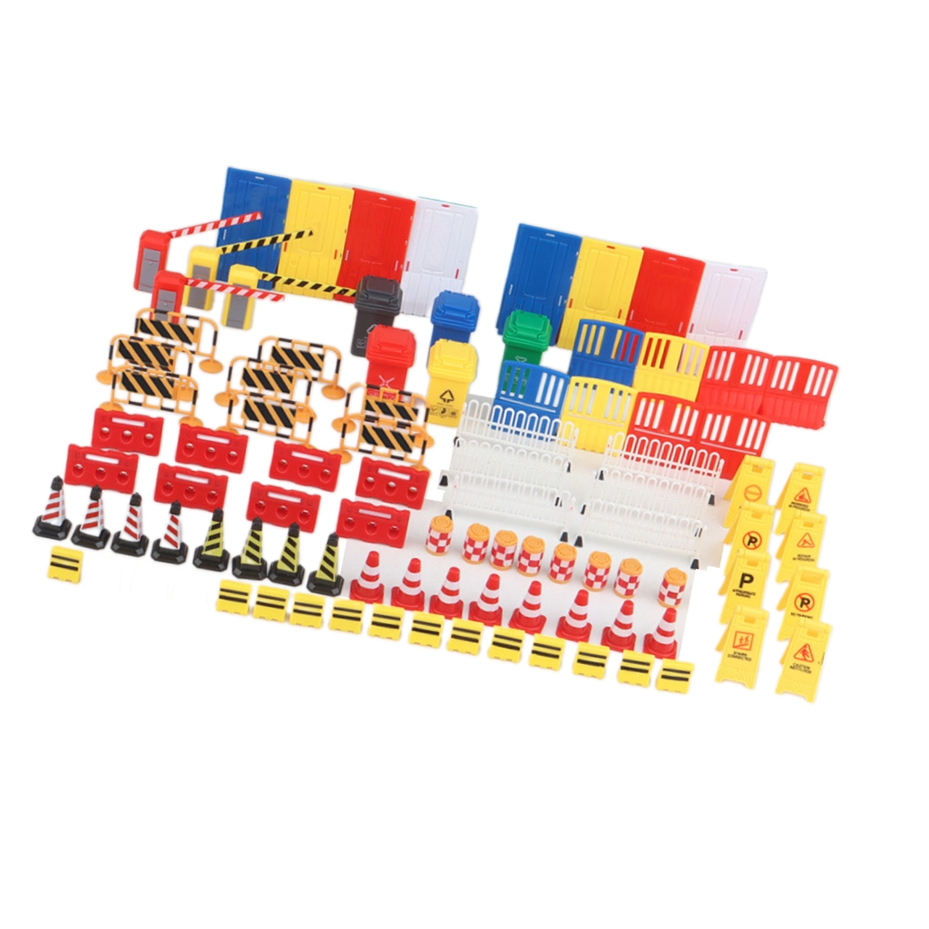 FENOHREFE 95/75pcs Children Miniature Traffic Cones Set For Learning ...