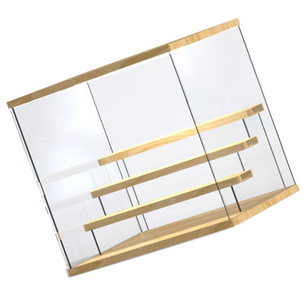 FENOHREFE Acrylic Showcase Small Toy Display Box Clear Storage Cube ...