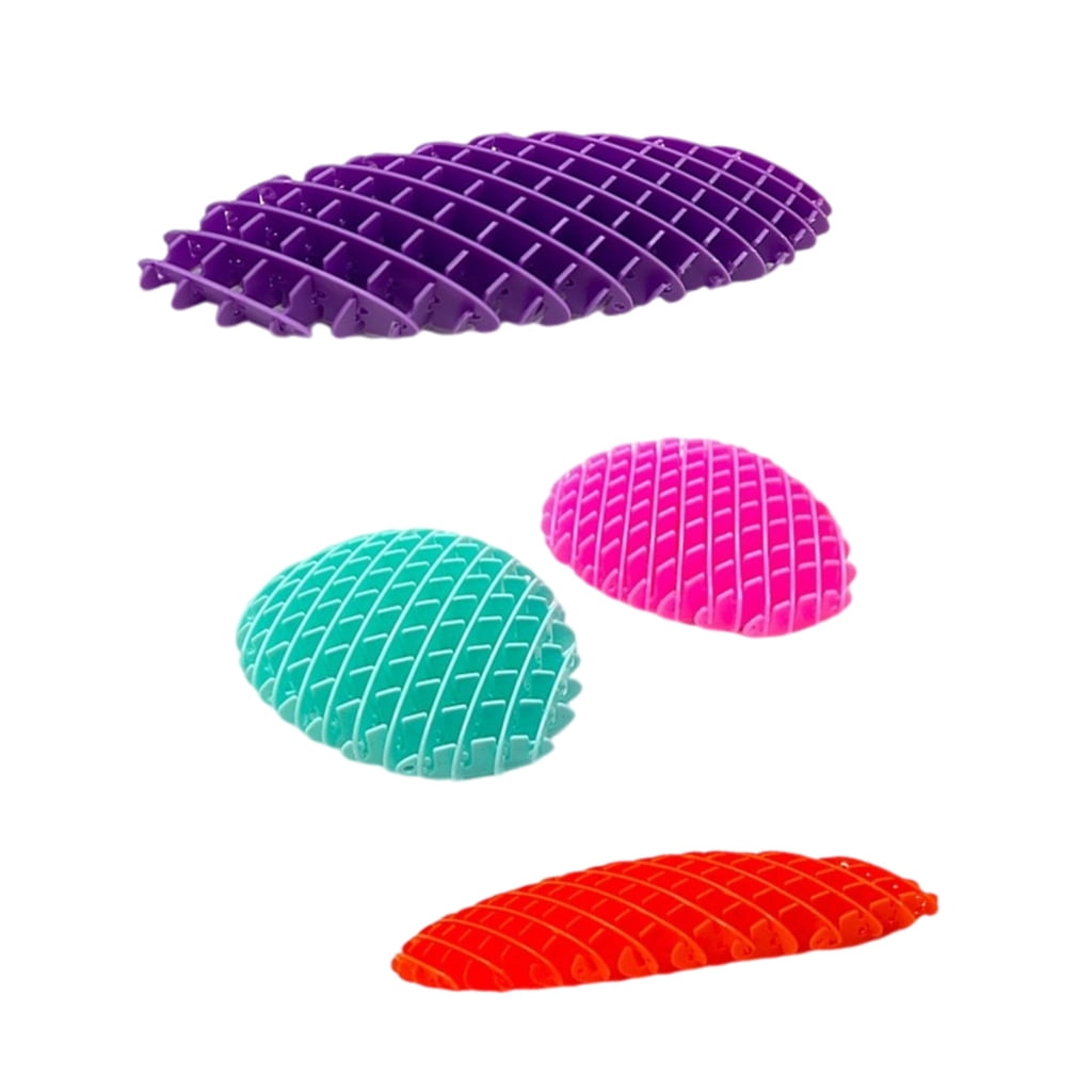 FENOHREFE AntiStress Squeezable Toy Popping Worm Decompression Stretch ...