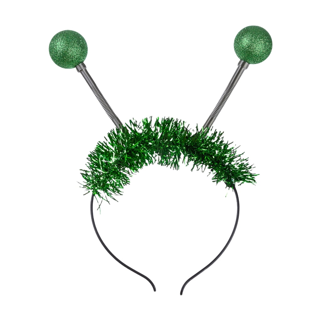 FENOHREFE Colorful Alien Spring Balls Light Up Headband For Kids And ...