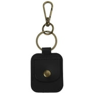 Compact Key Chain Organizer With Leather Strap, Smart Key Ring Holds 8 ...