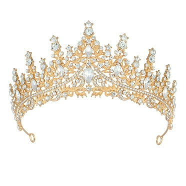 CNKOO Gold Baroque Crowns for Women Crowns and Tiaras Hair Accessories ...