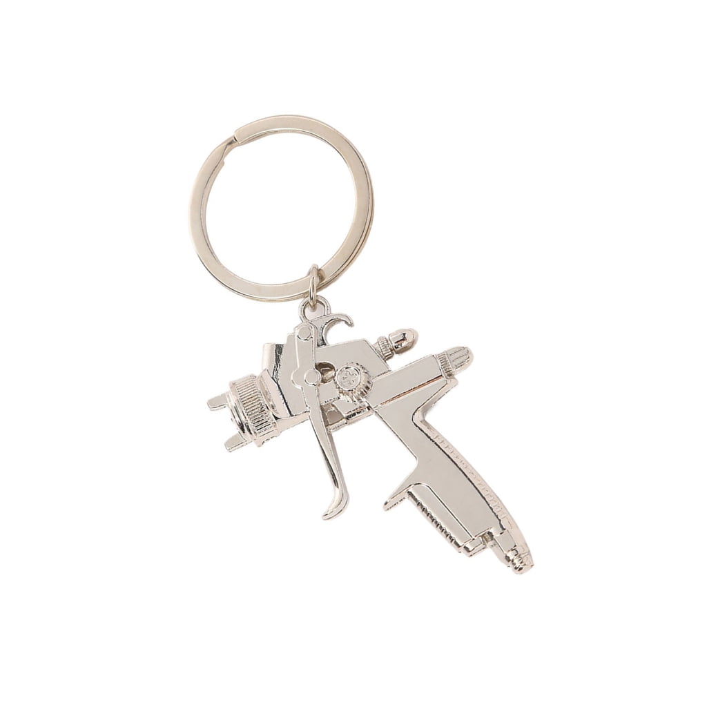 FENOHREFE Fashion Keyring 3D Miniature Water Guns Keychain Lightweight ...
