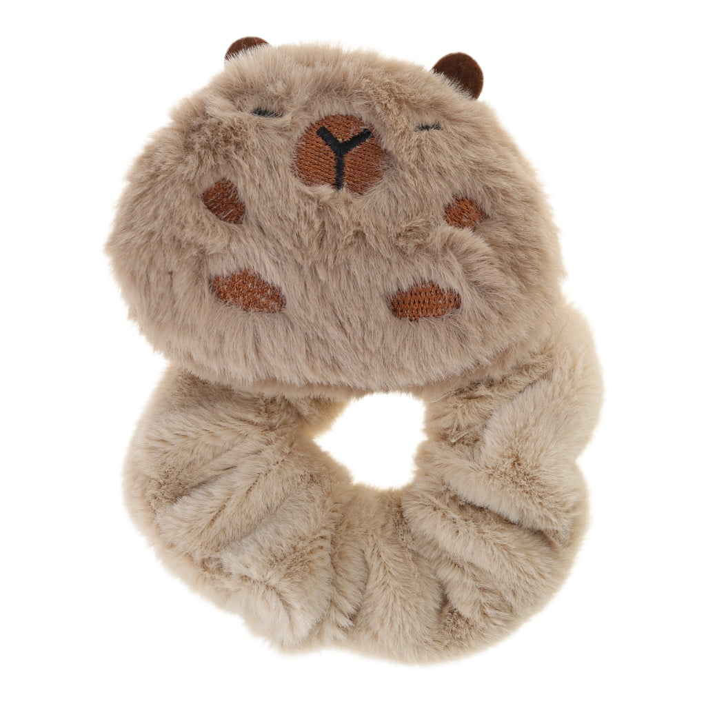 FENOHREFE Fun Photo Booth Props Capybaras Furry Hair Clip Hair Tie ...