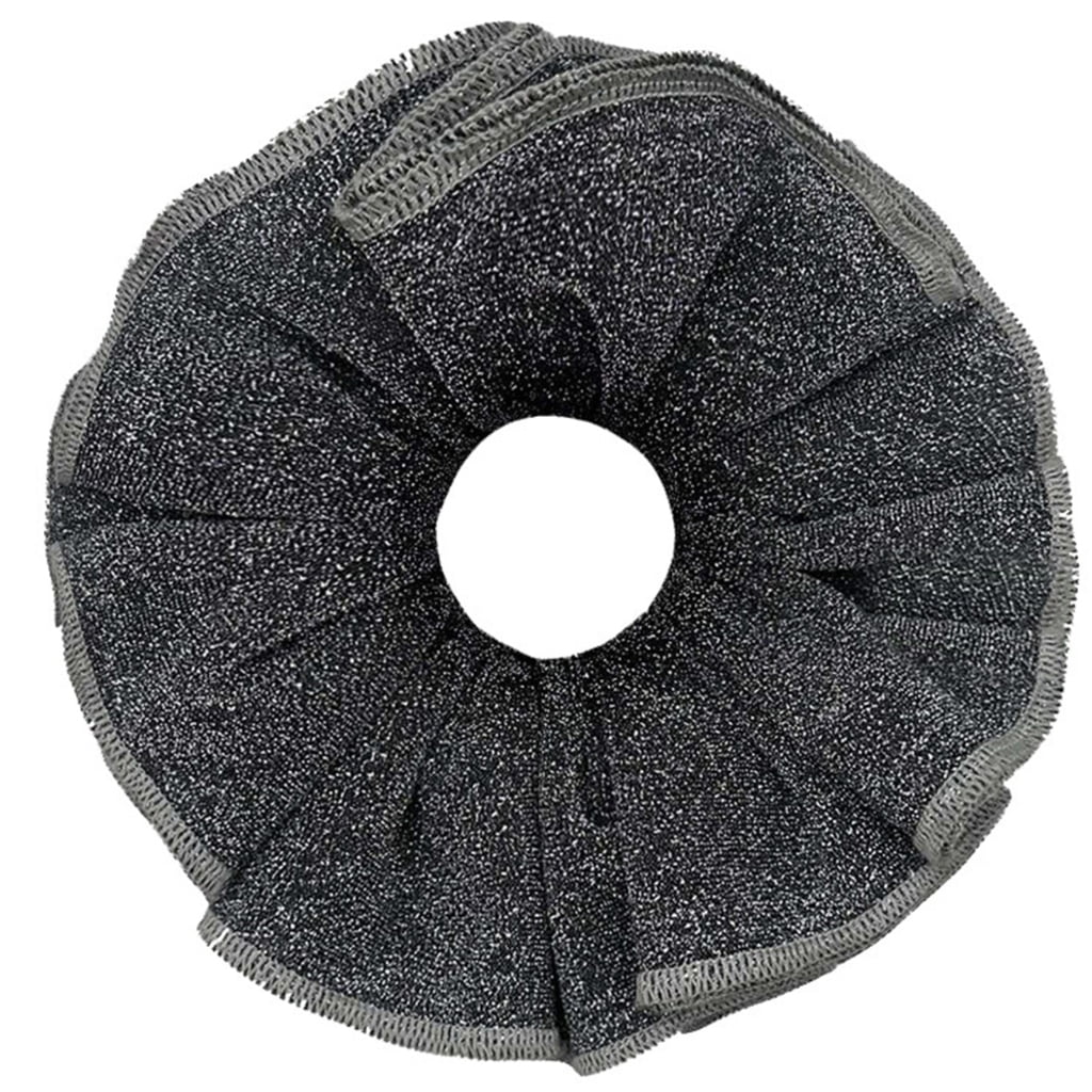 FENOHREFE Glitters Hair Scrunchies Thick Updo Oversized Dark Hair ...