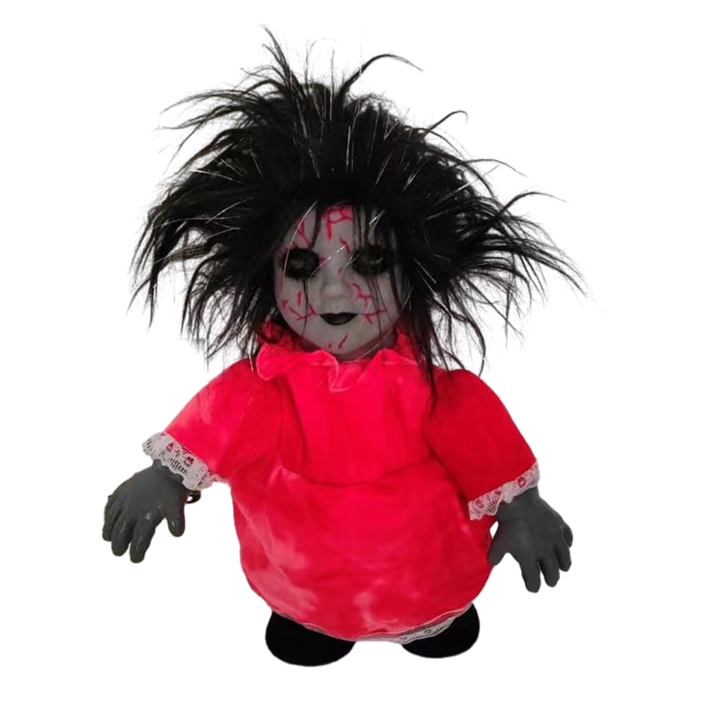 FENOHREFE Ha110ween GhostDoll Electric Horrific Wiggling Doll Spoof Toy Doll Seasonal Holiday ...