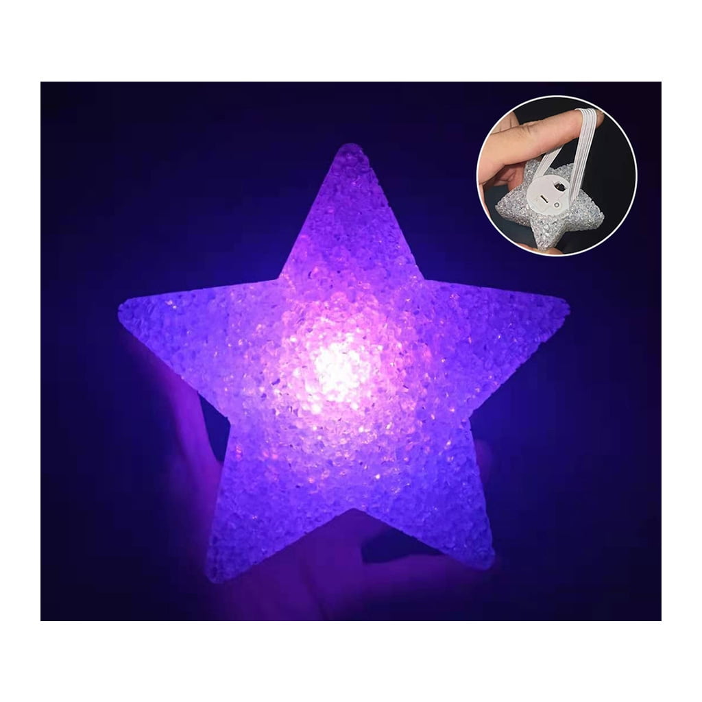 FENOHREFE Handheld Glowing Night Light Cute Night Lamp Star Shaped Fine ...