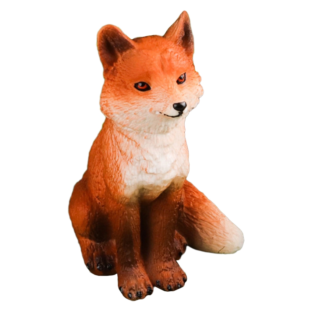 FENOHREFE Mini Foxes Figurine Toy Solid Model Figure WildLike An1ma1 ...