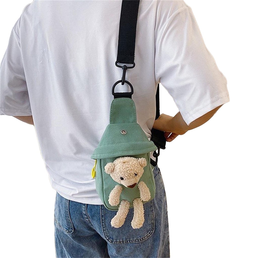FENOHREFE Over The Shoulder Bag Large Capacity Bear Crossbody Bag ...