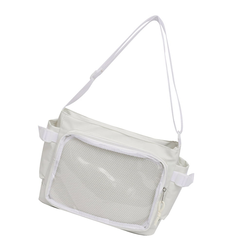FENOHREFE Practical PVC JK Ita Bag Casual Shoulder Bag Large Crossbody ...