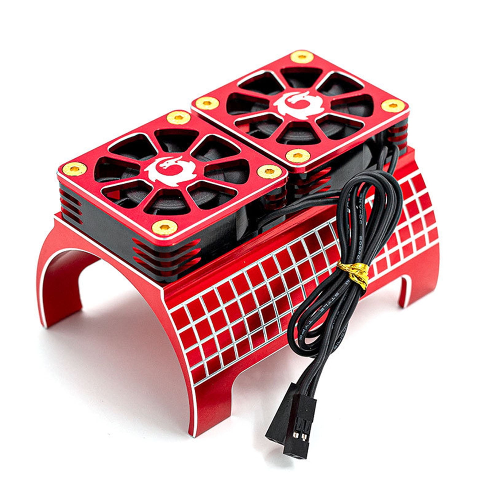 FENOHREFE RC 4985 1717 Motor Heat Sink High Speed Dual Fan Motor ...