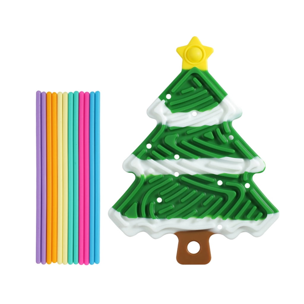 FENOHREFE Sensory Activity Board Colorful Stick Calm Down Toy for ...