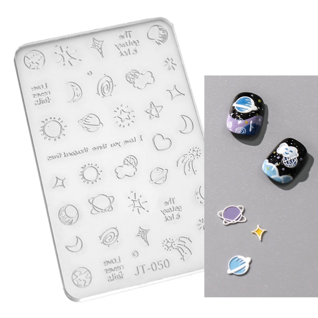 FENOHREFE Silicone Art Mold 3D Flower Stamping Stencils Resin Molds ...