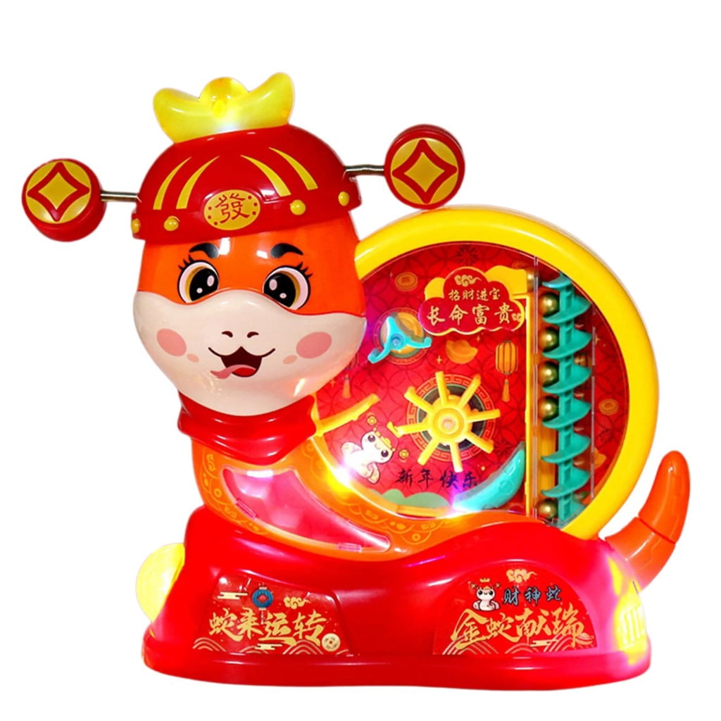 FENOHREFE Snake Year Good Luck Mascots Fortune God Toy With Light And ...