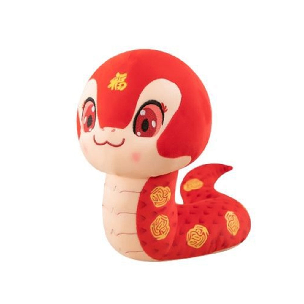 FENOHREFE Soft Cuddly Doll Snake Mascots Plush Toy Zodiacal Dolls for ...