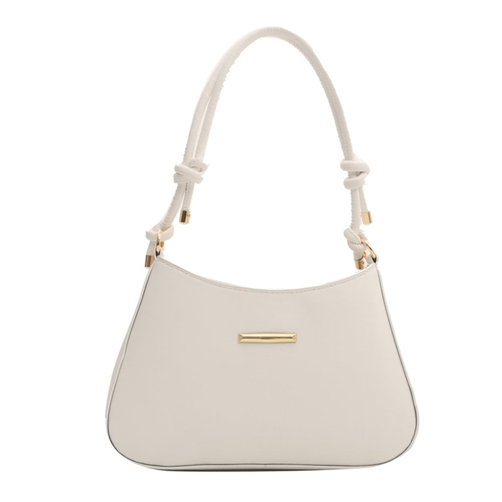 FENOHREFE Trendy Candy Color Underarm Bag Practical PU Leather Shoulder ...