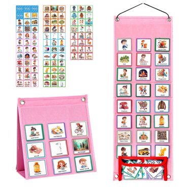 Visual Schedule for Kid Day Night Autism Routine Chart Card Visual Wall ...