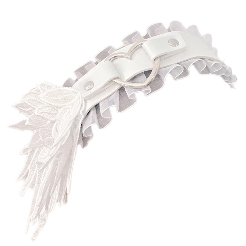 FENOHREFE Wing Heart Buckle Belt Hairhoop for Roleplay Cosplay Costume ...