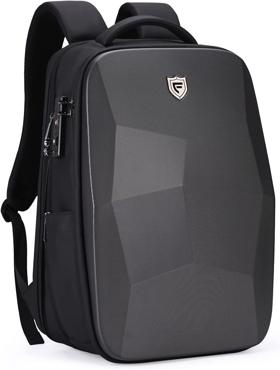 FENRUIEN 17.3-Inch Hard Shell Laptop Backpack,Anti-Theft Waterproof ...
