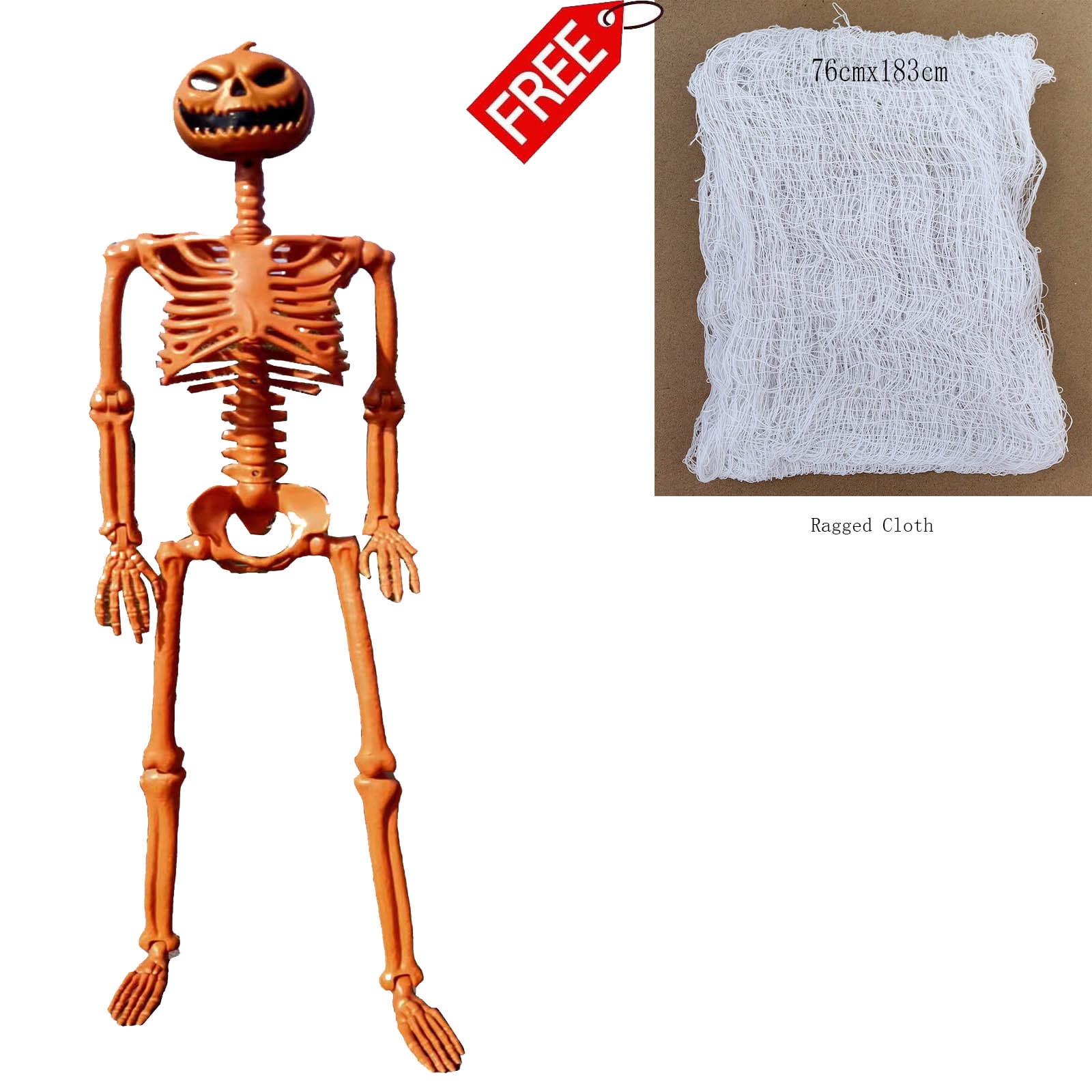 FEOLGEHLY Halloween Decoration Outdoor Indoor, 3 Ft Giant Simulation ...