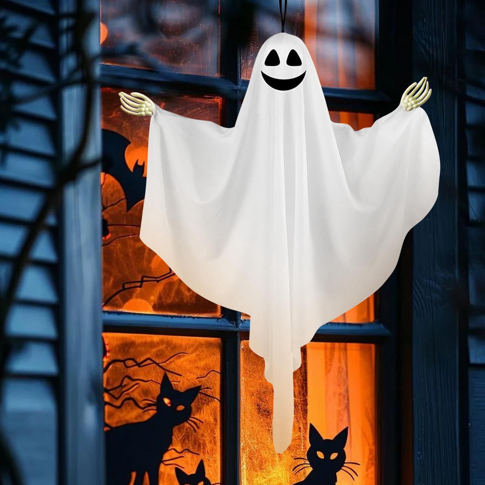 FEOLGEHLY Halloween Decorations Outdoor Hanging Ghosts Flying Ghost ...