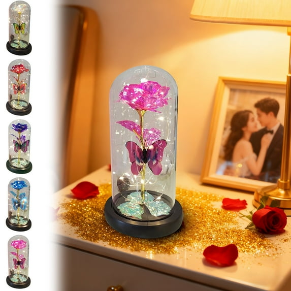 FEOLGEHLY Rose Flower for Mother's Day Valentine's Day, Flowers Gifts ...