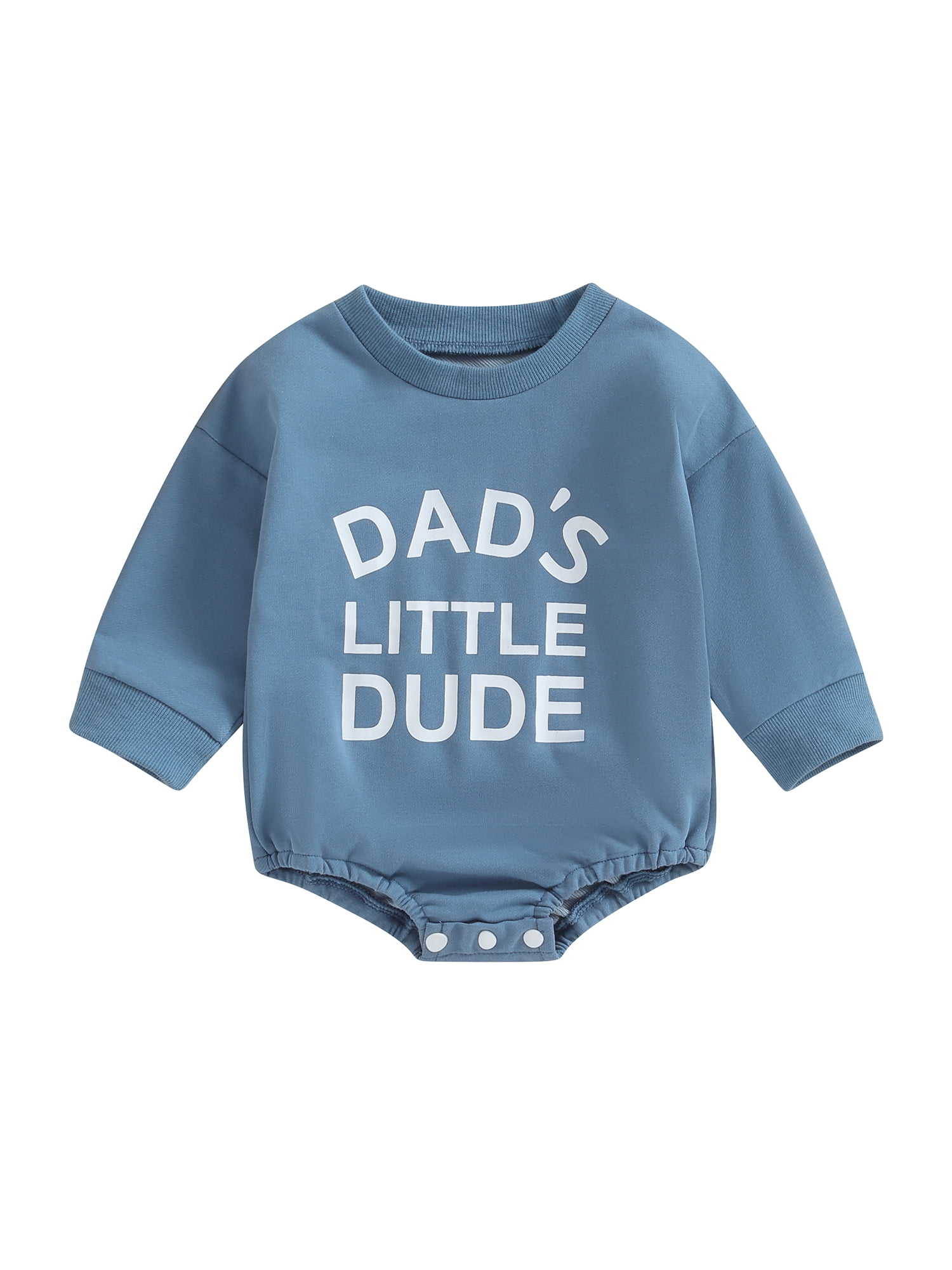 FEORJGP Baby Boy Rompers Long Sleeve Pullover Round Neck Bodysuit ...