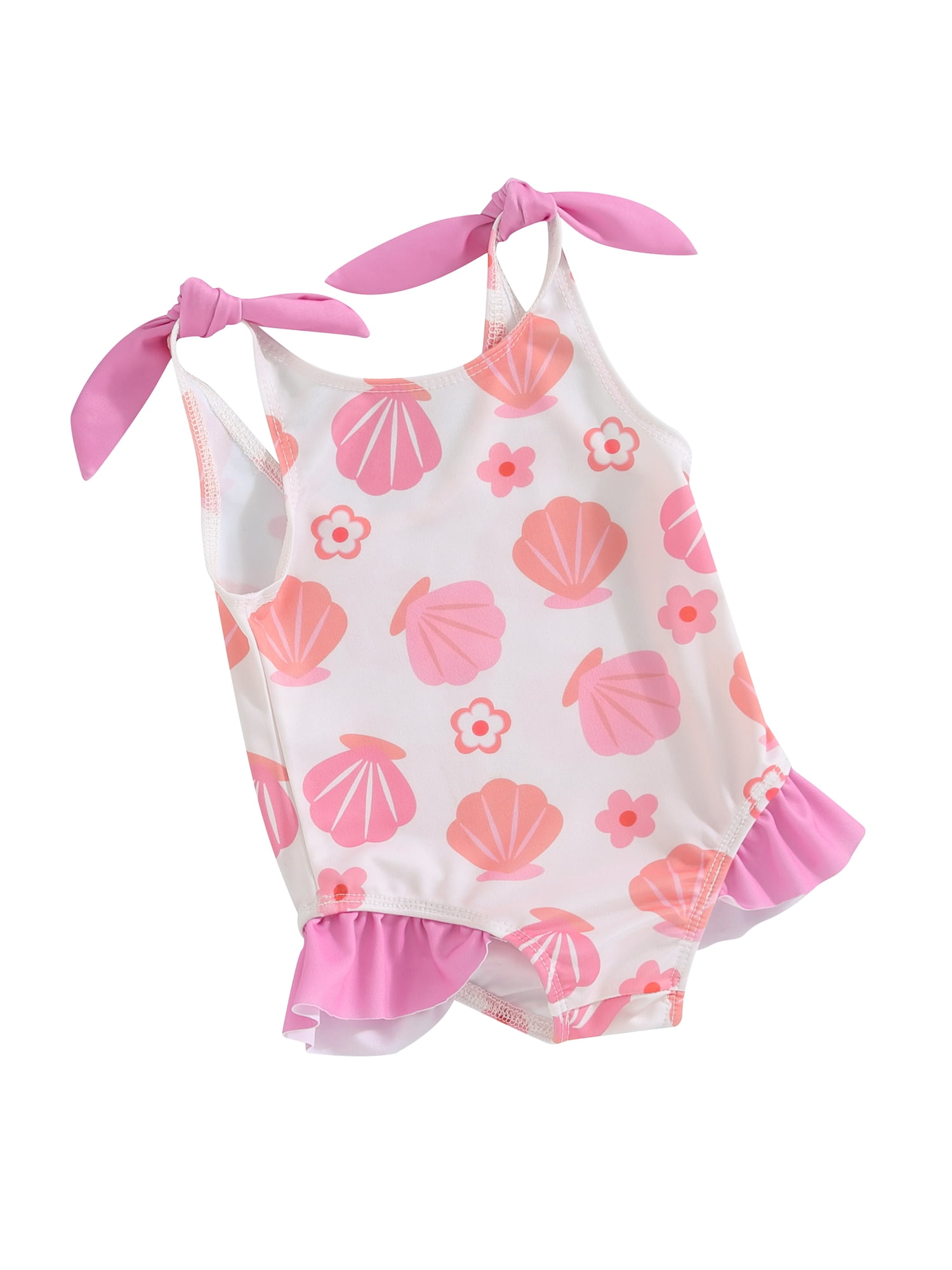 FEORJGP Infan Baby Girl Swimsuit Toddler Sleeveless Swimwear Jumpsuit ...
