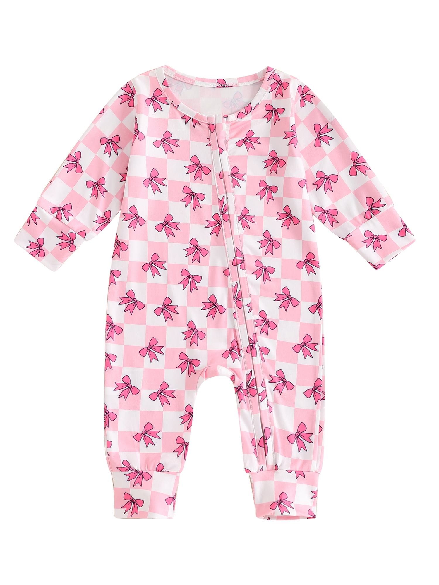 FEORJGP Infant Baby Girls One-piece Jumpsuits 0 3M 6M 12M Newborn Long Sleeve Bodysuits Flower ...