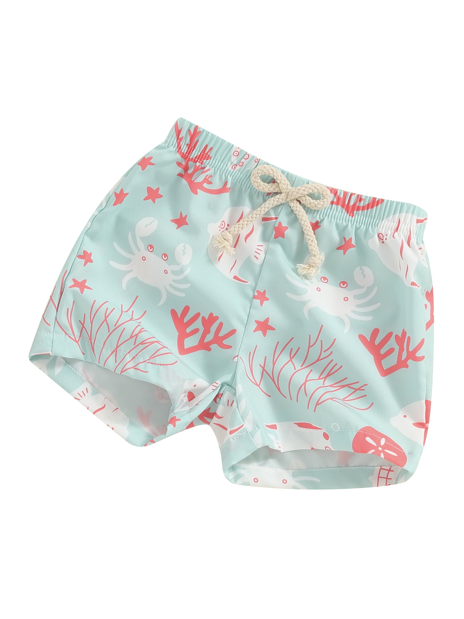 FEORJGP Kids Boys Swim Trunks 6M 1T 2T 3T 4T Toddler Summer Elastic ...