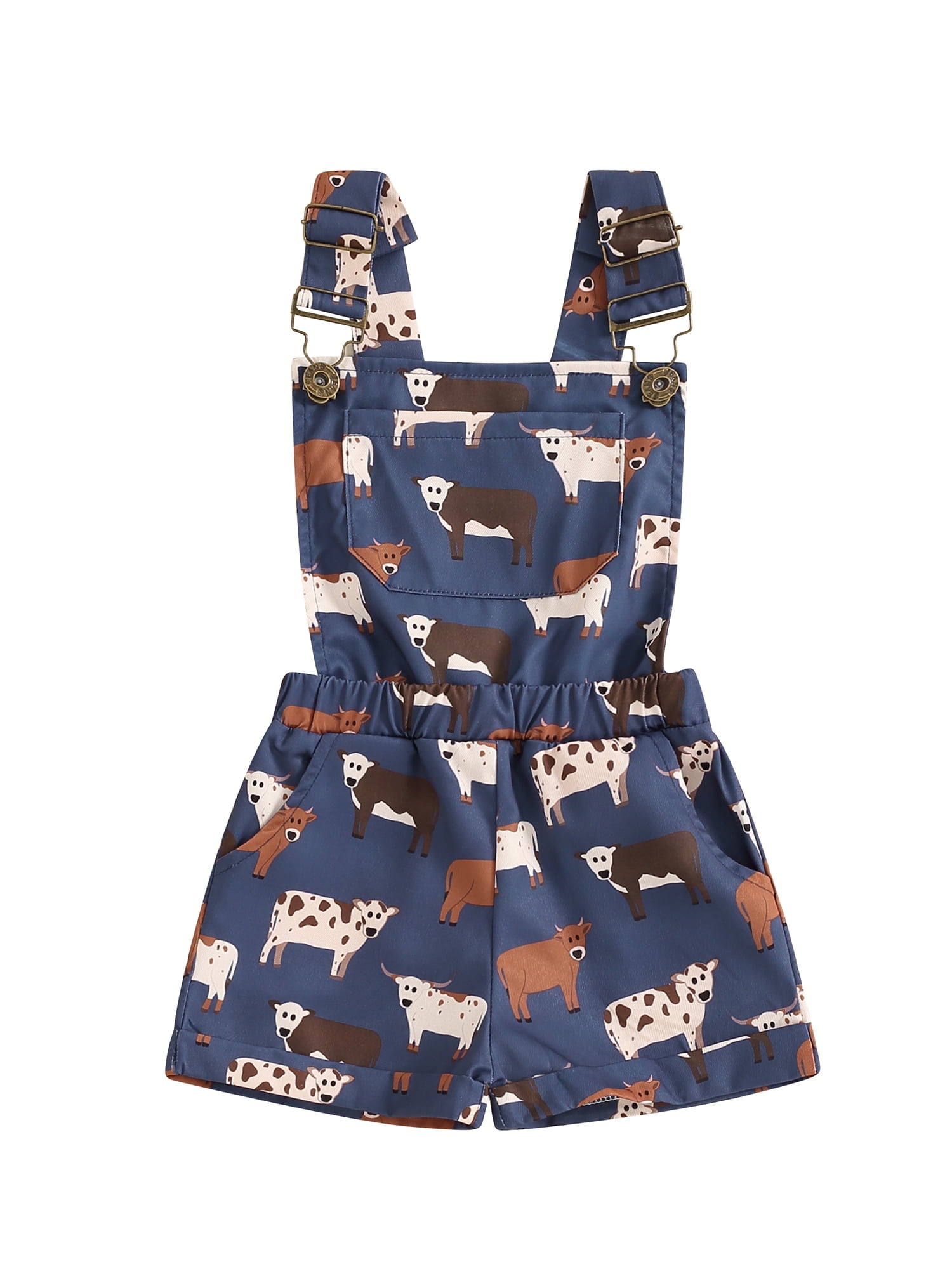 FEORJGP Kids Girls One-piece Overalls 1T 2T 3T 4T 5T 6T Toddler Baby ...