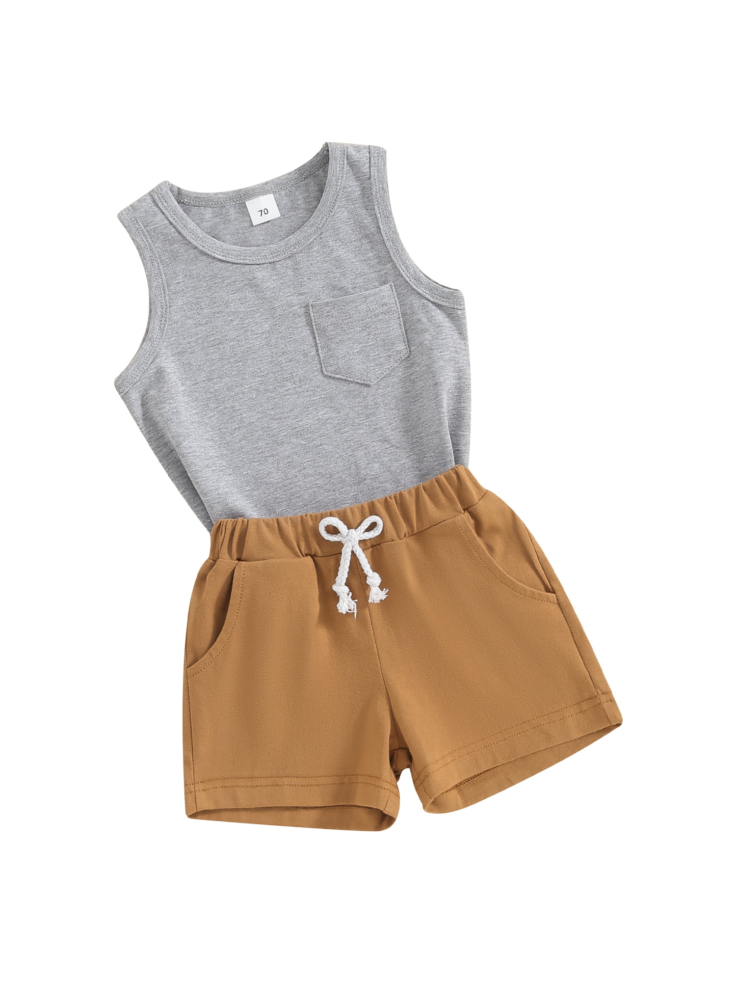 FEORJGP Toddler Baby Summer Outfit 0-3Y Kids Boys Daily Clothing ...